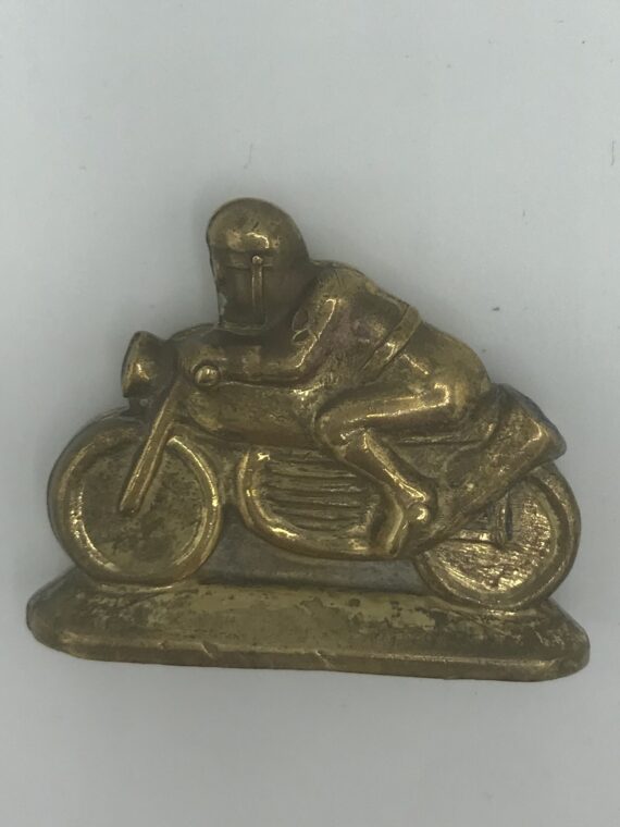 Small Brass Motorcycle Paperweight – Lovage and Lace