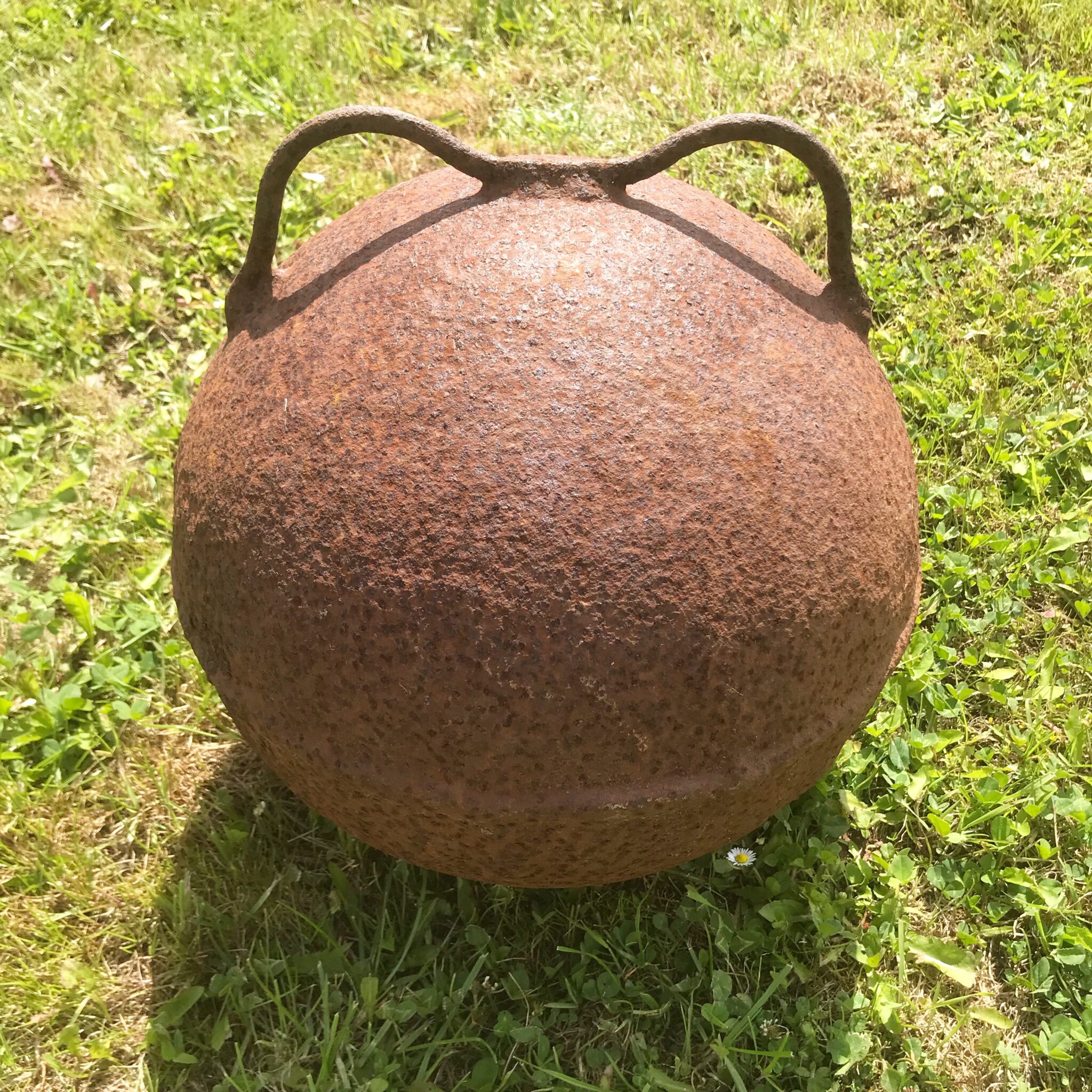 Large Rusted Vintage Metal Buoy – Lovage and Lace